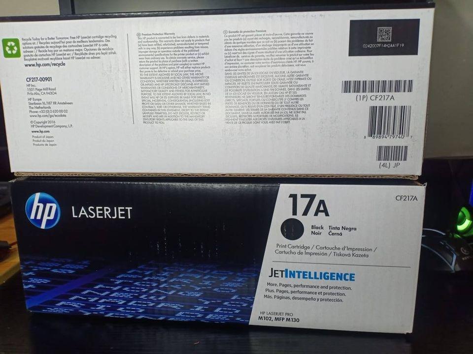 HP 17A Black Original LaserJet Toner Cartridge, Computers & Tech ...