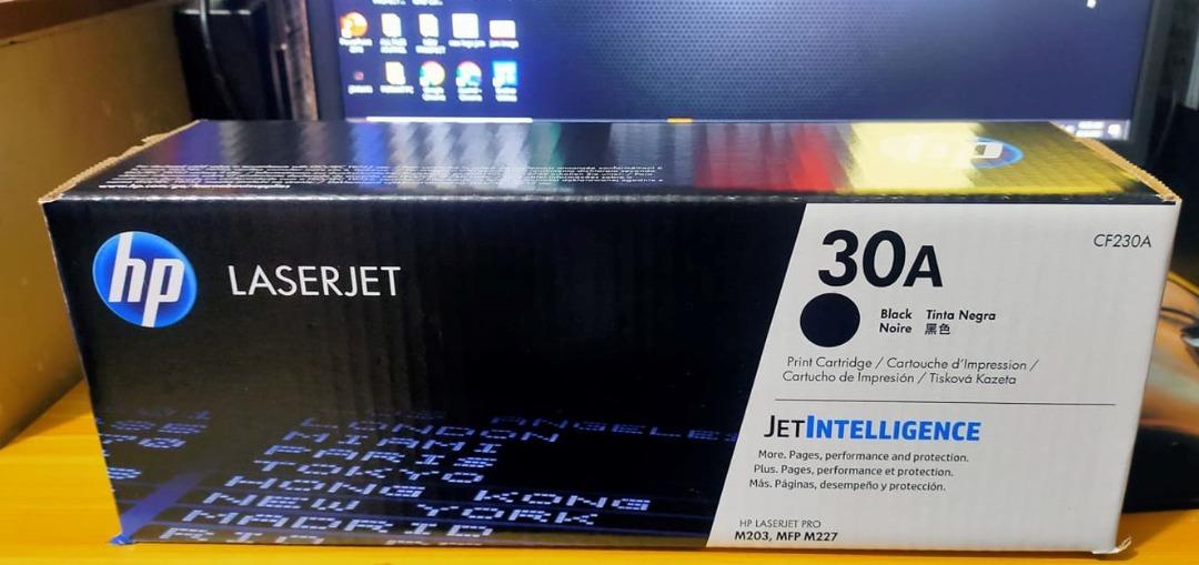HP 30A Black Original LaserJet Toner Cartridge, Computers & Tech, Printers, Scanners & Copiers ...