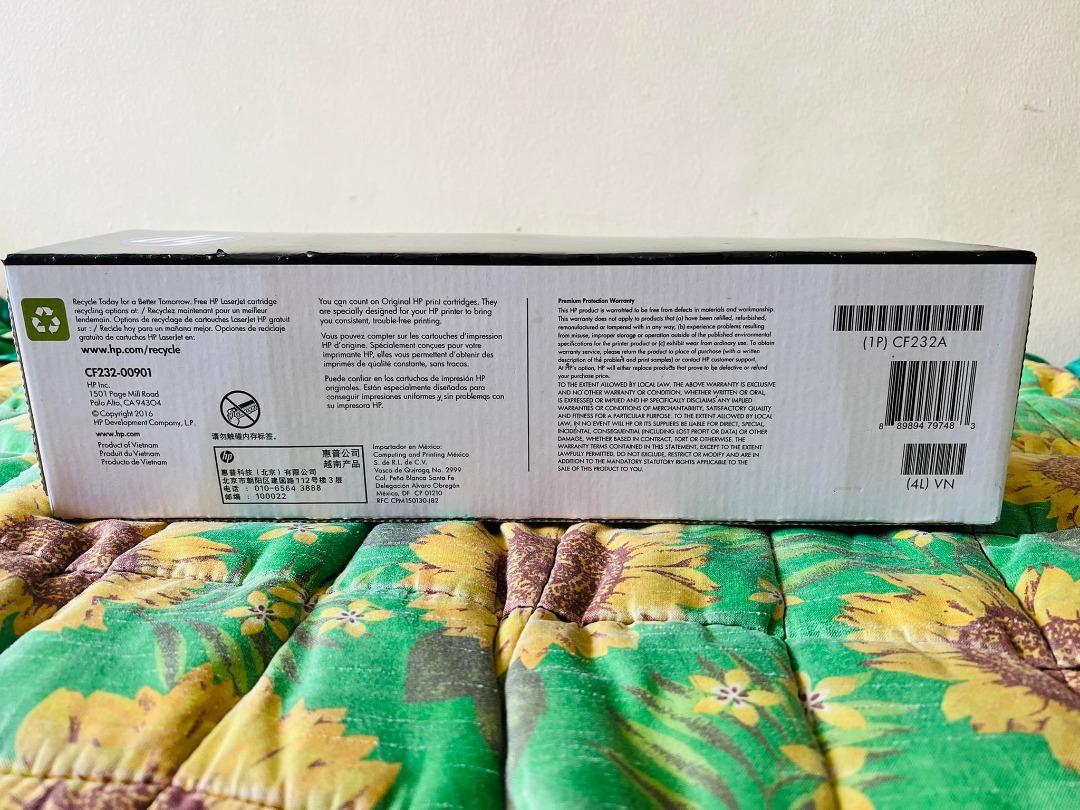 HP 32A | CF232A | Toner-Cartridge | Black Drum, Computers & Tech ...