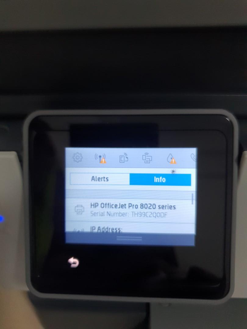 HP OfficeJet Pro 8020 partially faulty panel. Free toner!, Computers ...