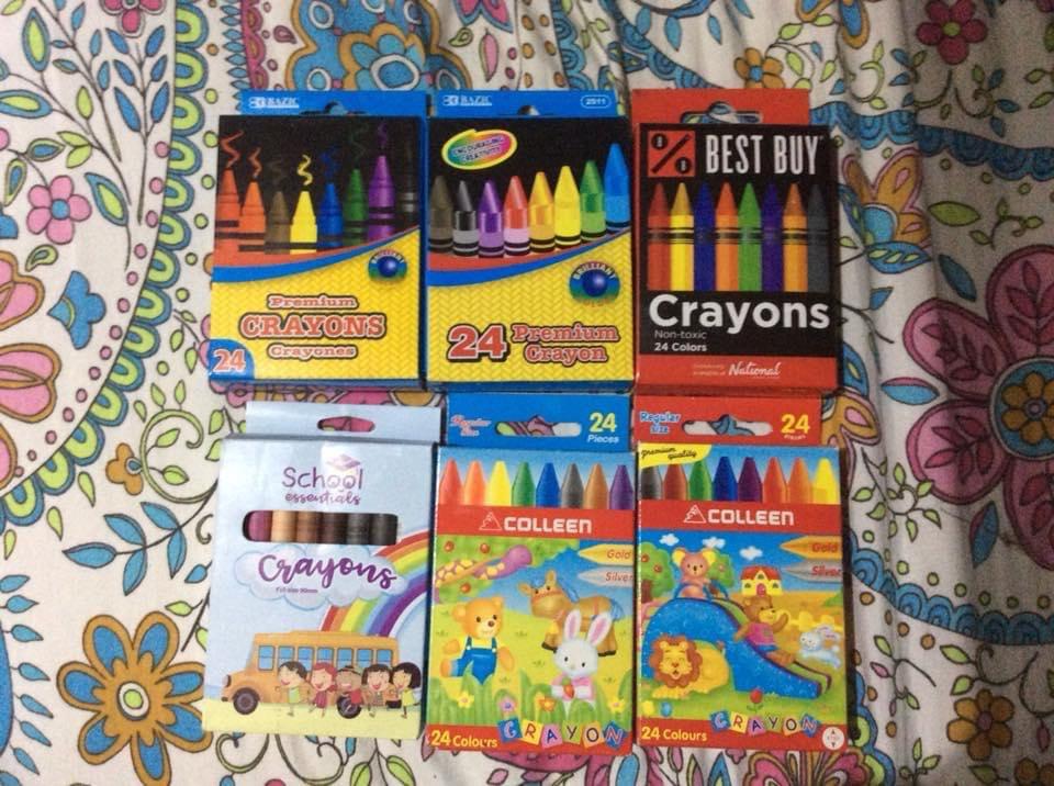 Huge Crayon Collection of 24s, Various Brands included, Hobbies & Toys ...