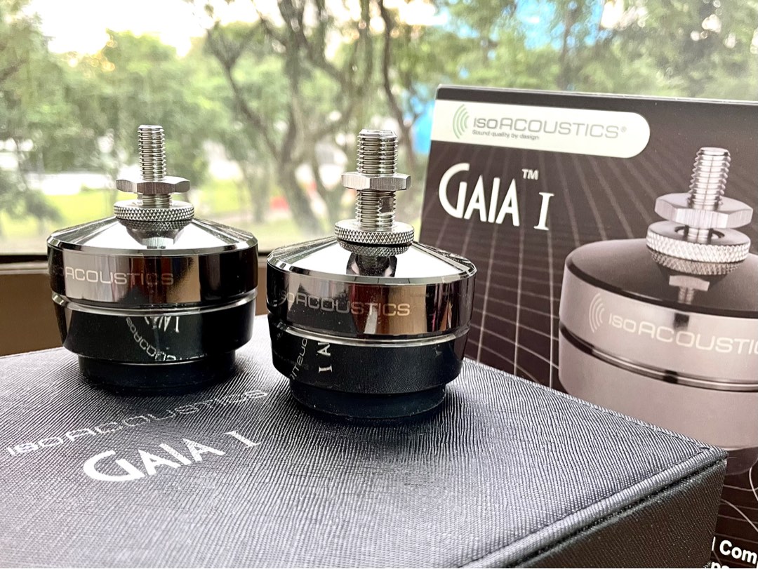 IsoAcoustic Gaia 1 flagship footer, Audio, Other Audio Equipment on Carousell