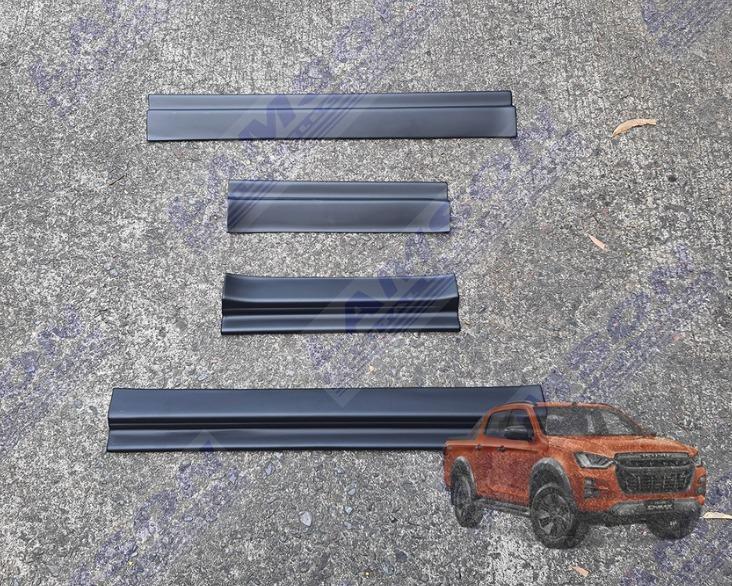 Isuzu D-Max DMax 3rd Generation 2021 - 2022 Side Step Sill Scuff Plates ...