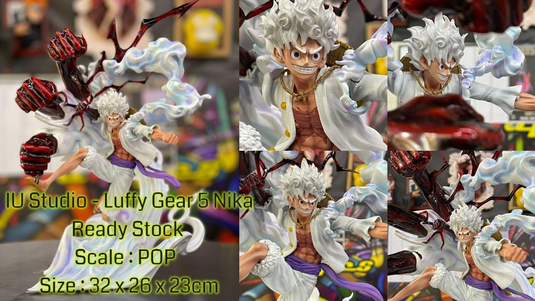 IU Studio - Luffy Gear 5 Nika, Hobbies & Toys, Toys & Games on Carousell