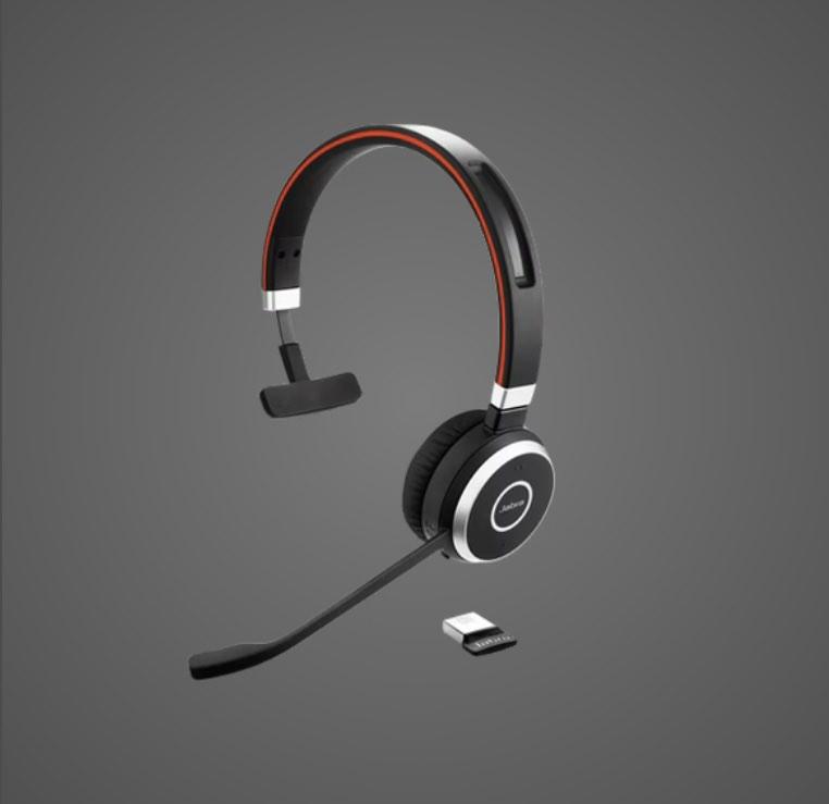 Jabra Evolve 65 Mono Wireless Bluetooth, Audio, Headphones & Headsets ...