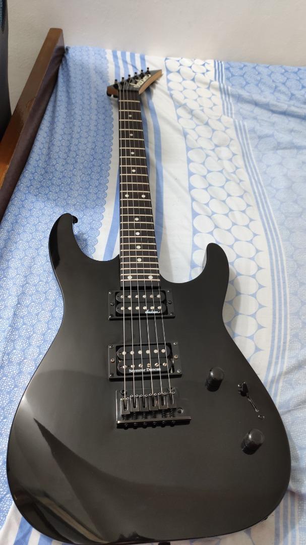 Jackson JS12 Black (limited edition) installed w/ Saymour Duncan SH4 JB ...