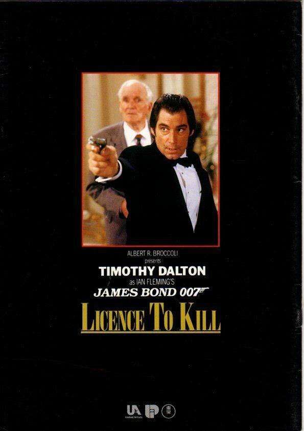 JAMES BOND 007: LICENCE TO KILL (1989) MOVIE PROGRAM BOOK (JAPANESE ...