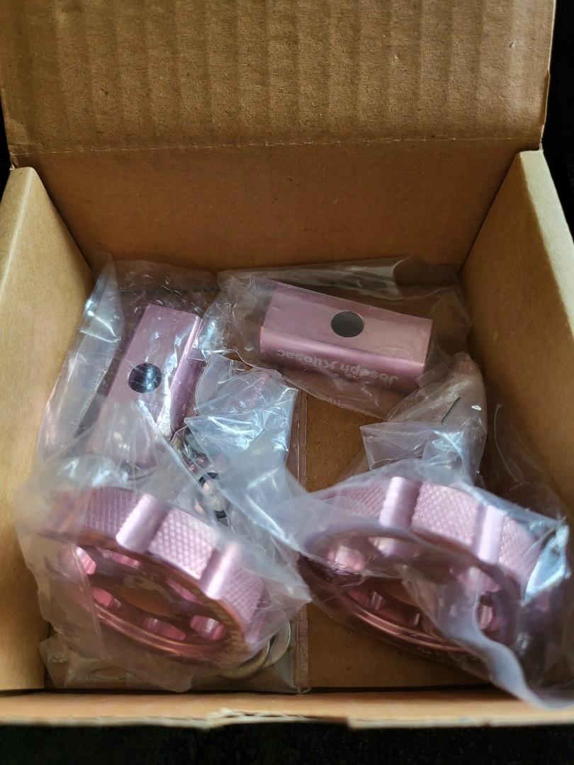 JK Joseph Kuosac Brompton Pink Ribbon Sonic Blue Ezwheels Saddle Hinge ...