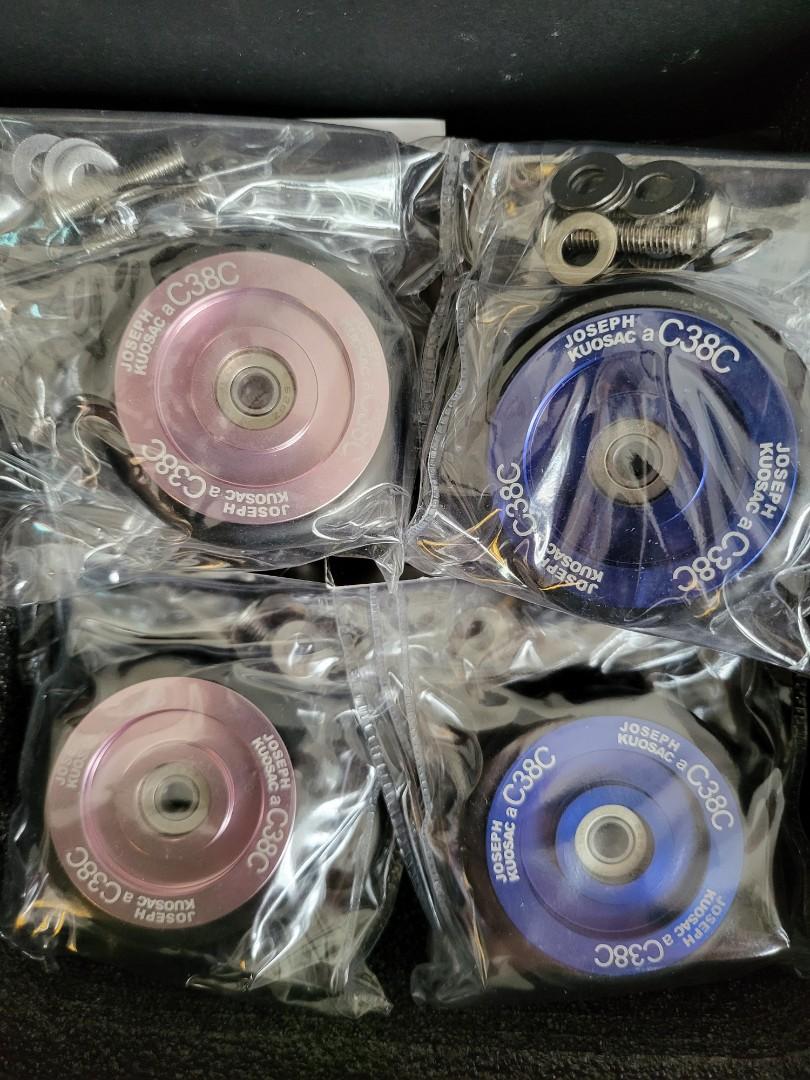 JK Joseph Kuosac Brompton Pink Ribbon Sonic Blue Ezwheels Saddle Hinge ...