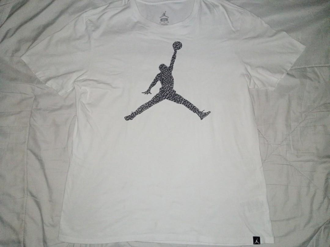 Jordan cement logo, Men's Fashion, Tops & Sets, Tshirts & Polo Shirts ...