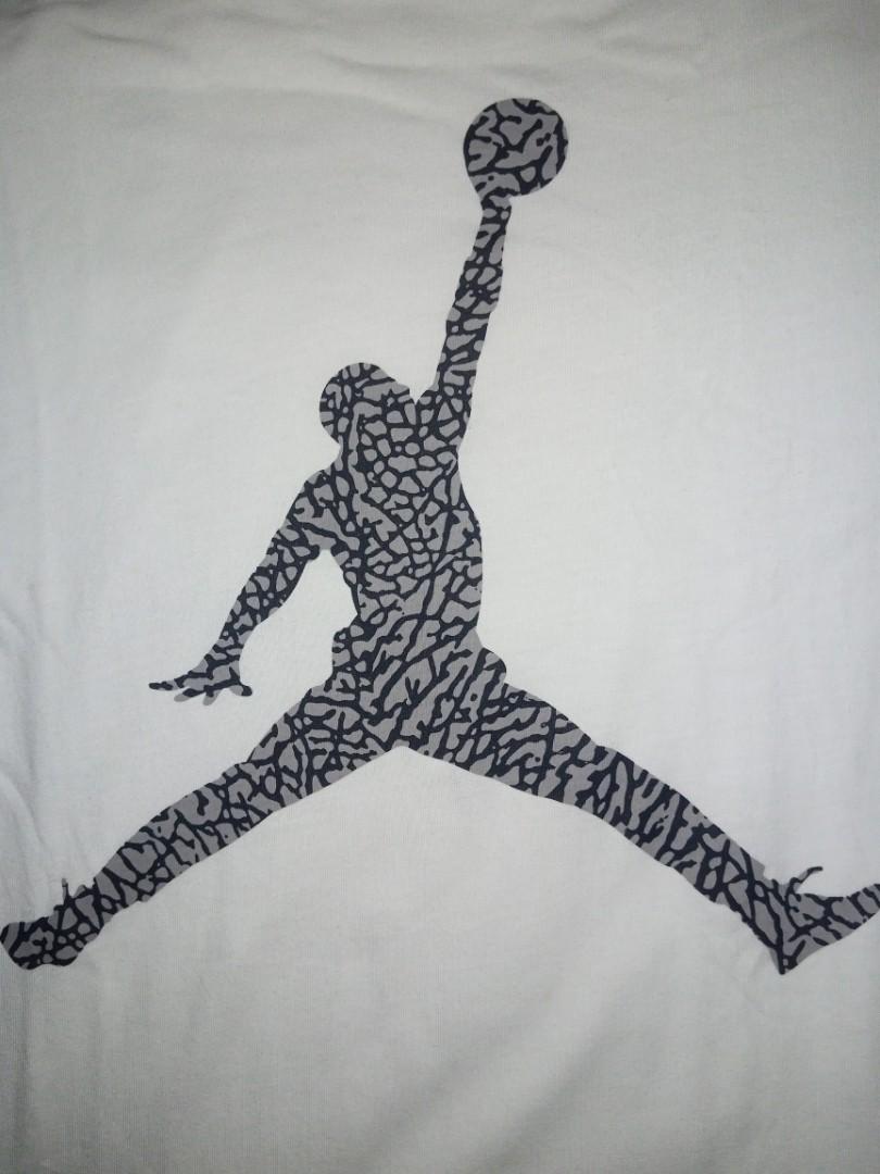Jordan cement logo, Men's Fashion, Tops & Sets, Tshirts & Polo Shirts ...
