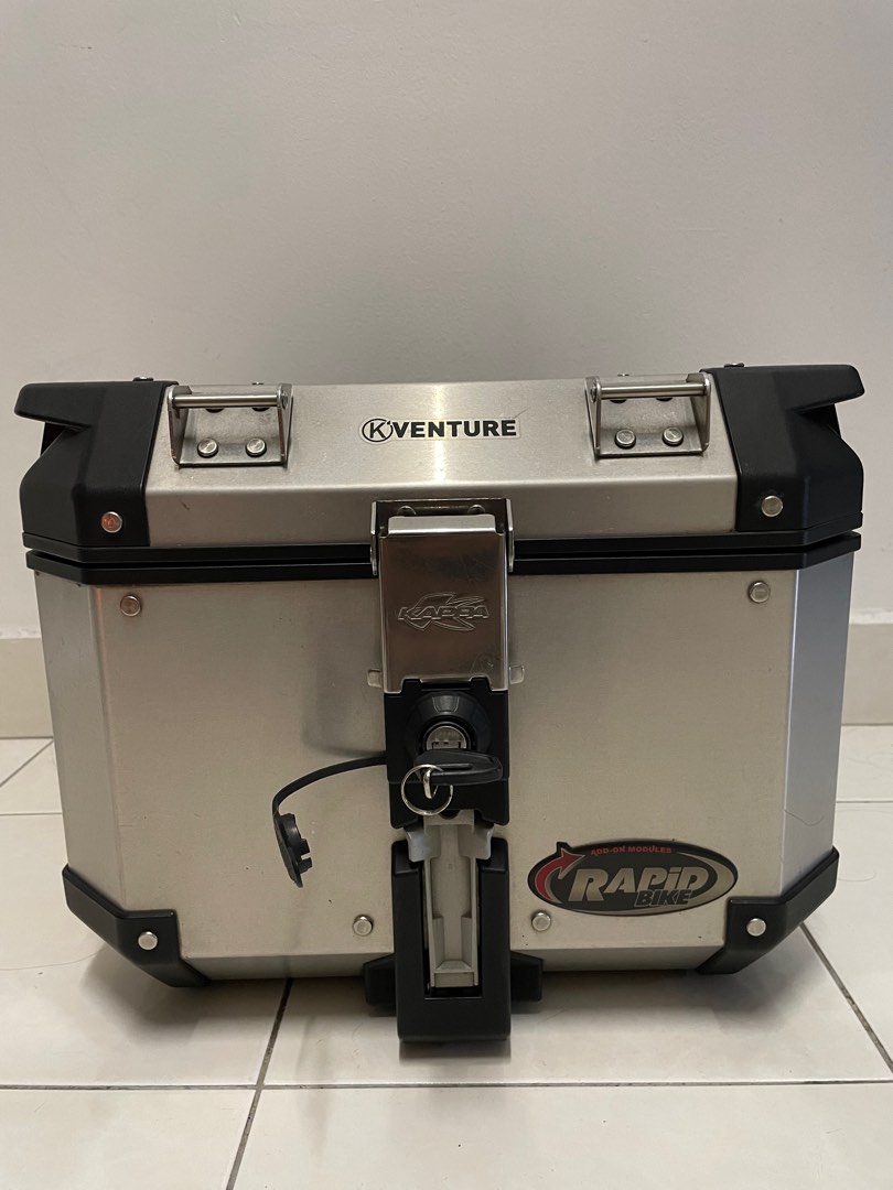 Kappa Aluminium Top Box, Motorcycles, Motorcycle Accessories on Carousell