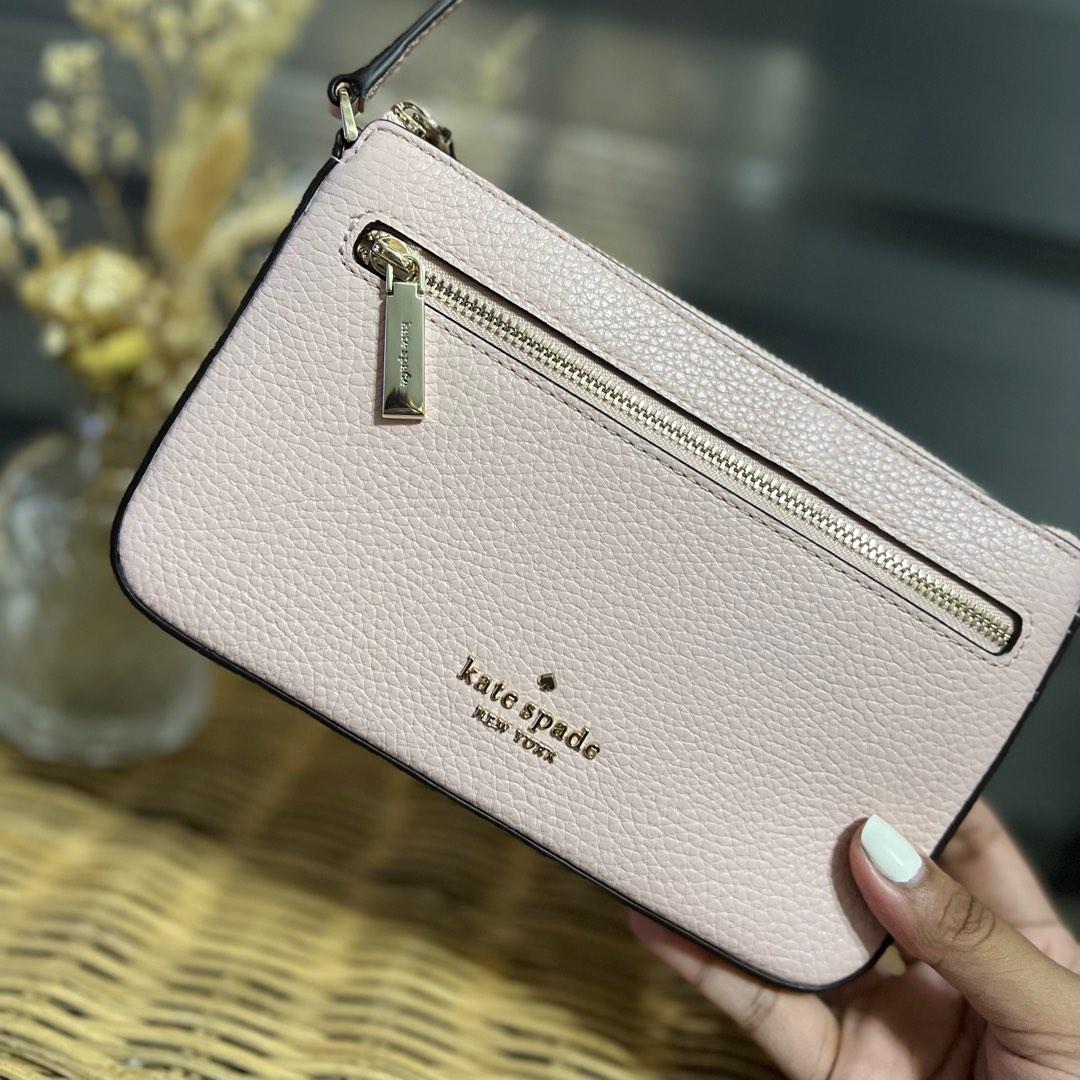 Kate Spade Leila Rose Smoke, Women's Fashion, Bags & Wallets, Clutches ...