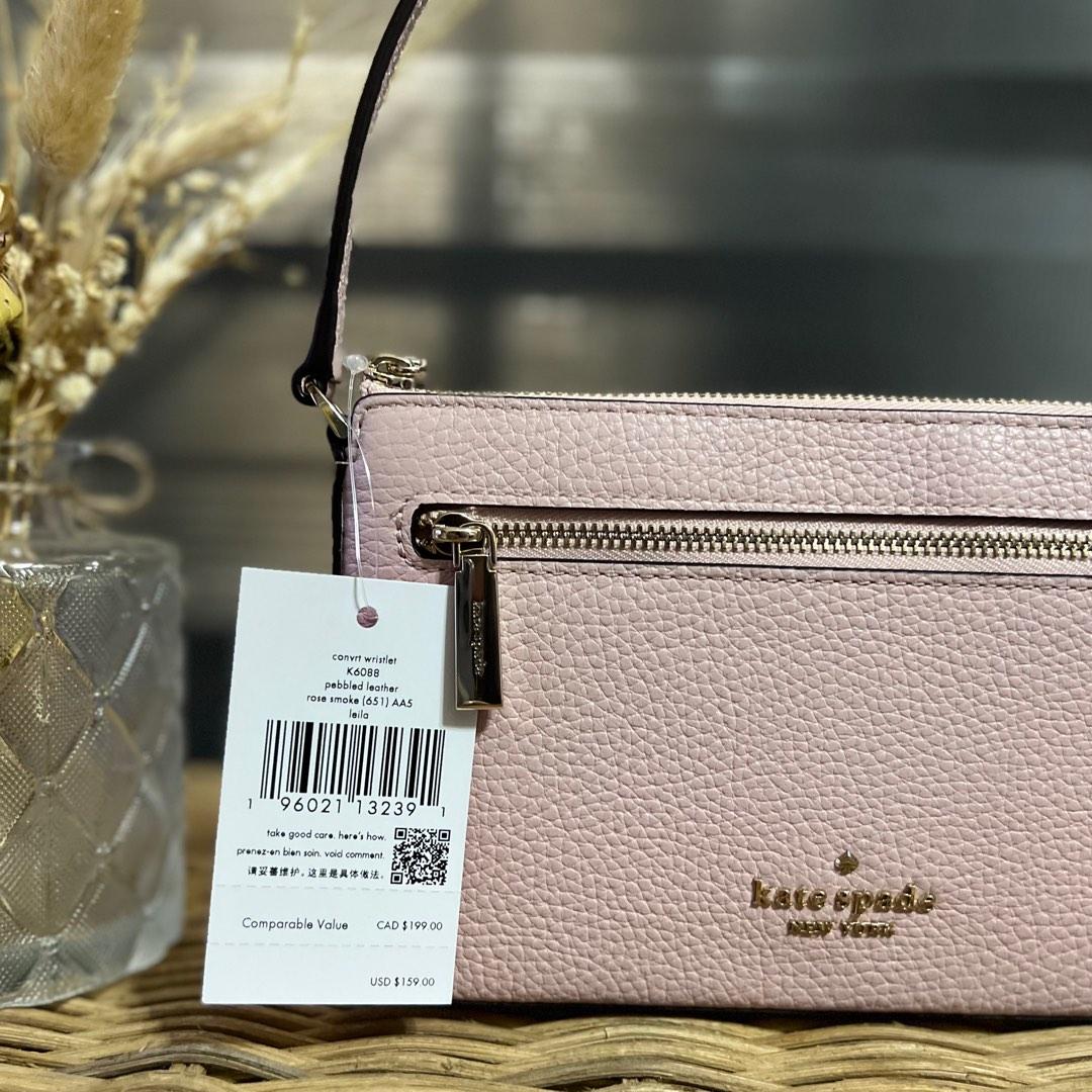 Kate Spade Leila Rose Smoke, Women's Fashion, Bags & Wallets, Clutches ...
