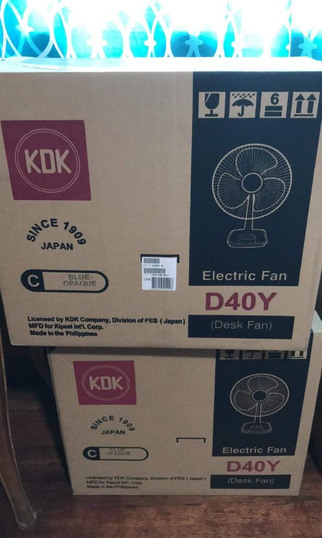 kDK D40Y desk fan, TV & Home Appliances, Other Home Appliances on Carousell