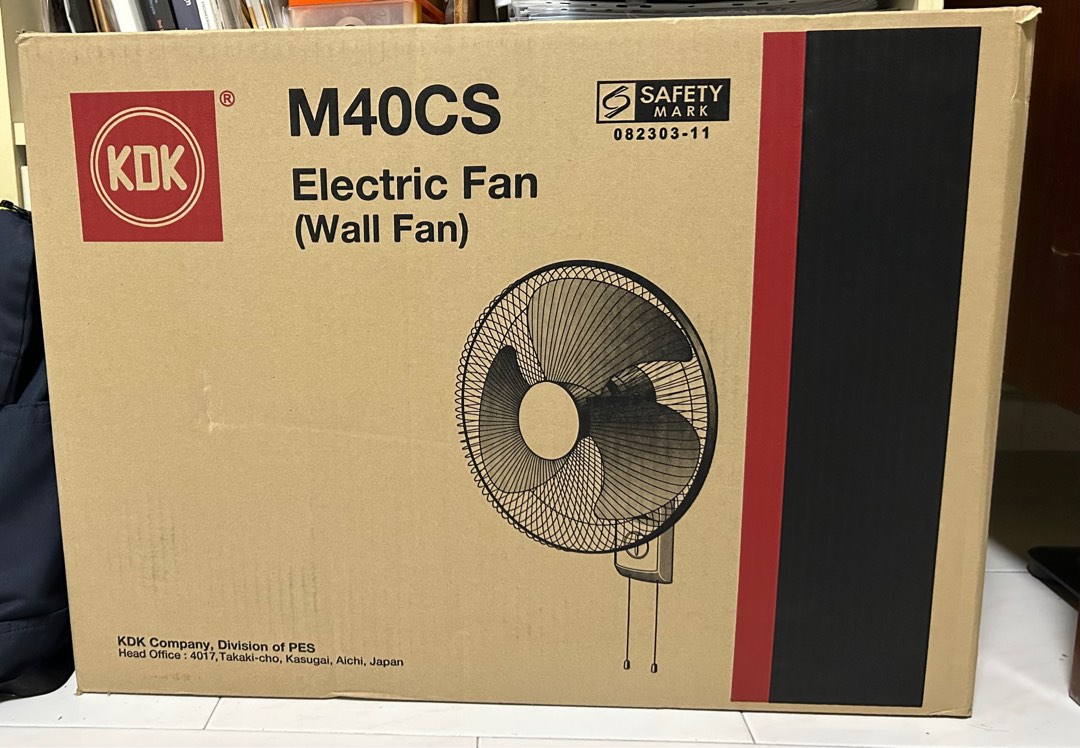 KDK Wall Fan- M40CS, Furniture & Home Living, Lighting & Fans, Fans on ...