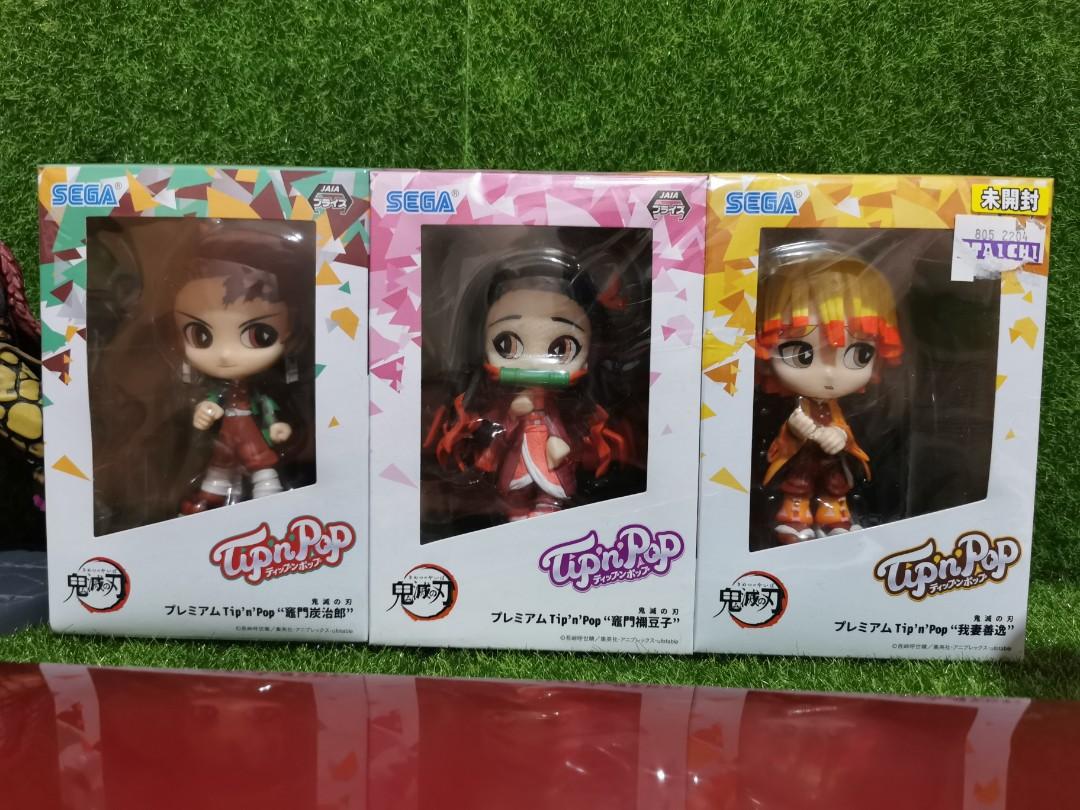 Kimetsu no yaiba set of tip n pop set, Hobbies & Toys, Toys & Games on Carousell