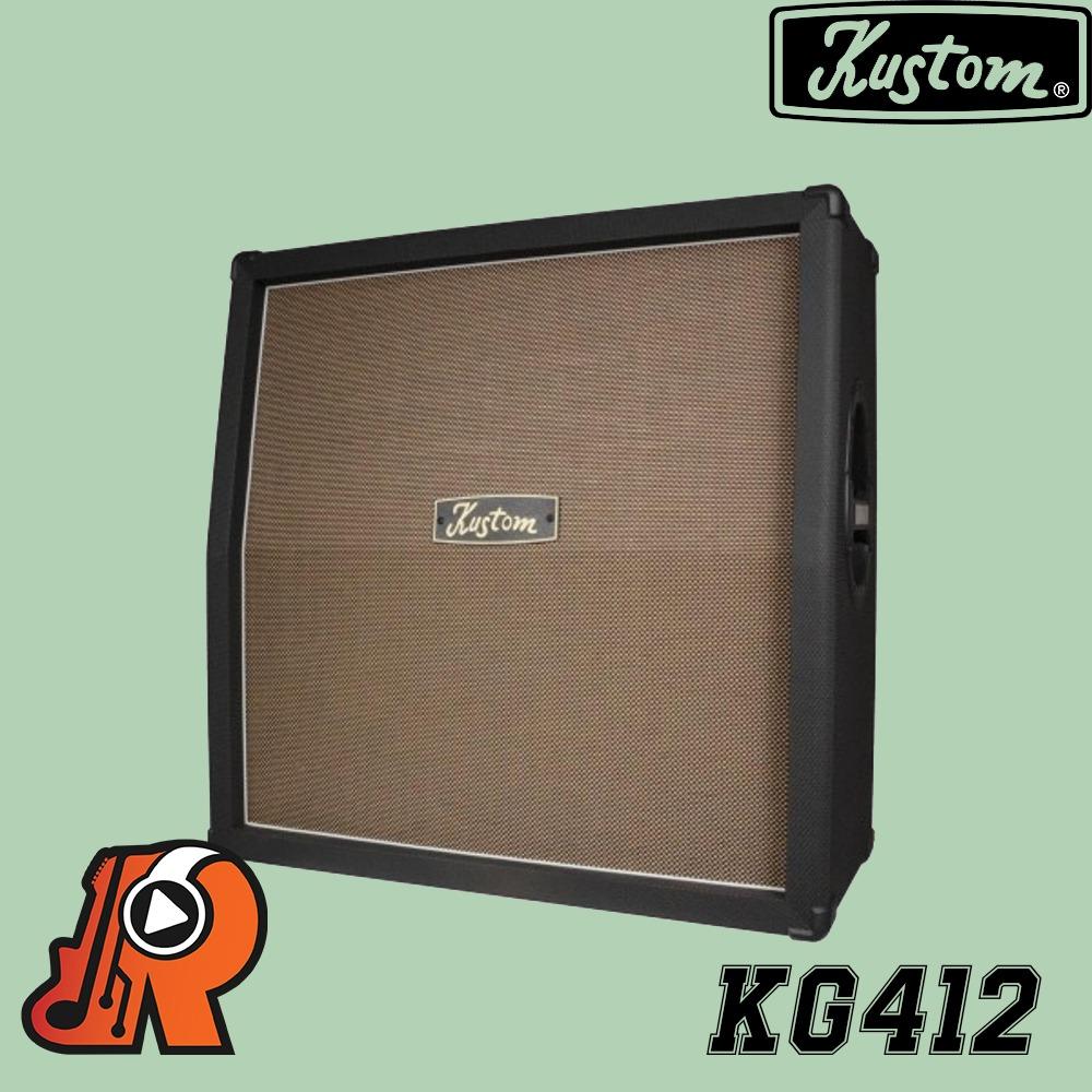 Kustom KG412 120W 4x12 Slanted Guitar Speaker Cabinet, Audio, Soundbars ...