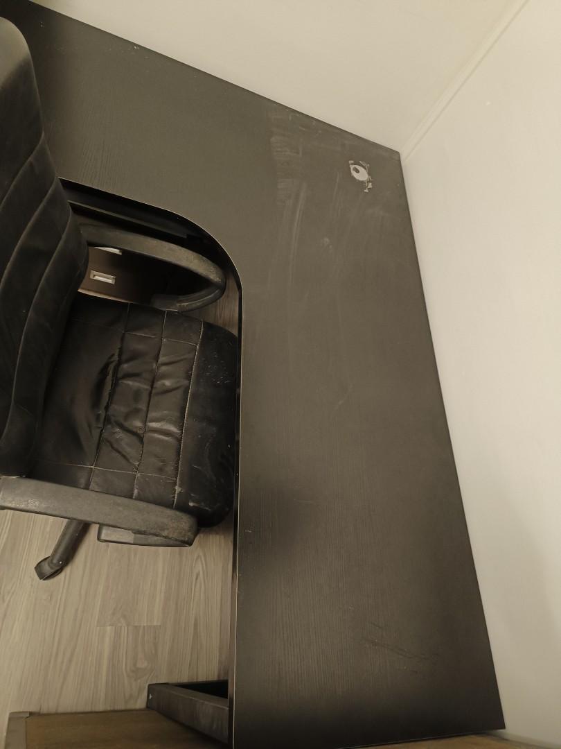 L shaped Study Table, Furniture & Home Living, Furniture, Tables & Sets ...