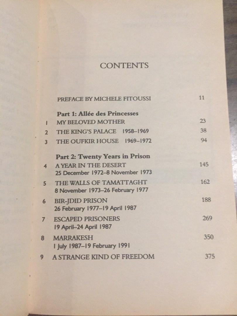 La Prisonniere - Malika Oufkir, Hobbies & Toys, Books & Magazines ...