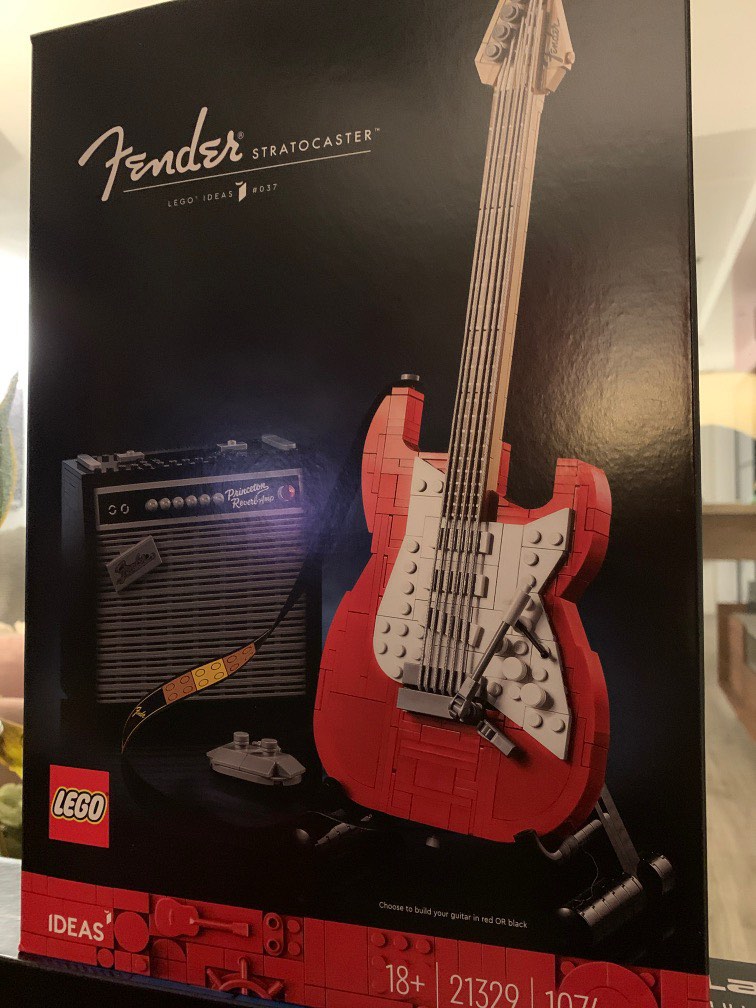 Lego Fender Stratocaster, Hobbies & Toys, Toys & Games on Carousell