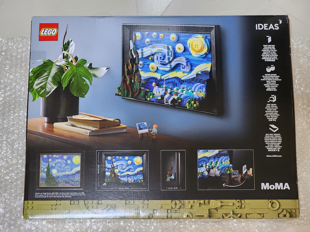 Lego Ideas 21333 - Vincent van Gogh - The Starry Night, Hobbies & Toys ...