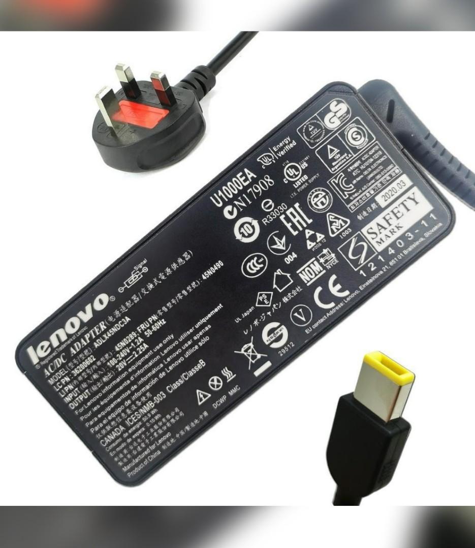 Lenovo Original Charger, Computers & Tech, Parts & Accessories ...