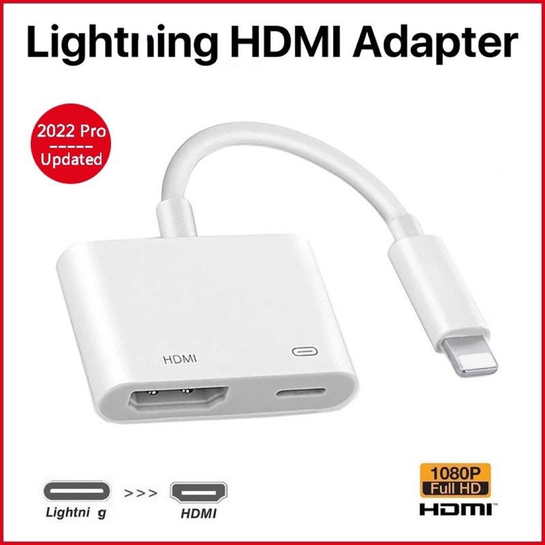 Lightning to HDMI Adapter Cable (Can work without charger), Computers ...