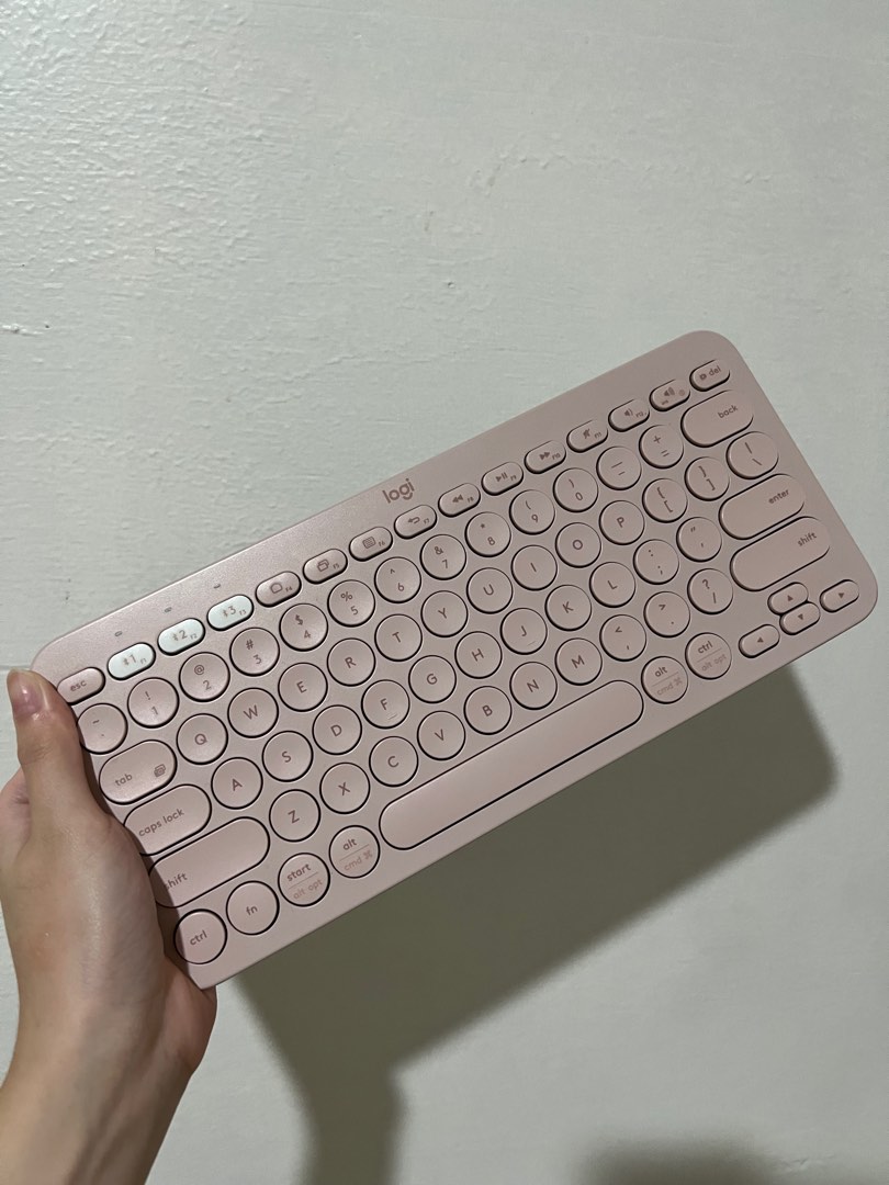 Logitech K380 Keyboard - Pink, Computers & Tech, Parts & Accessories ...