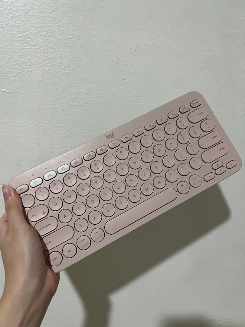 Logitech K380 Keyboard - Pink, Computers & Tech, Parts & Accessories ...