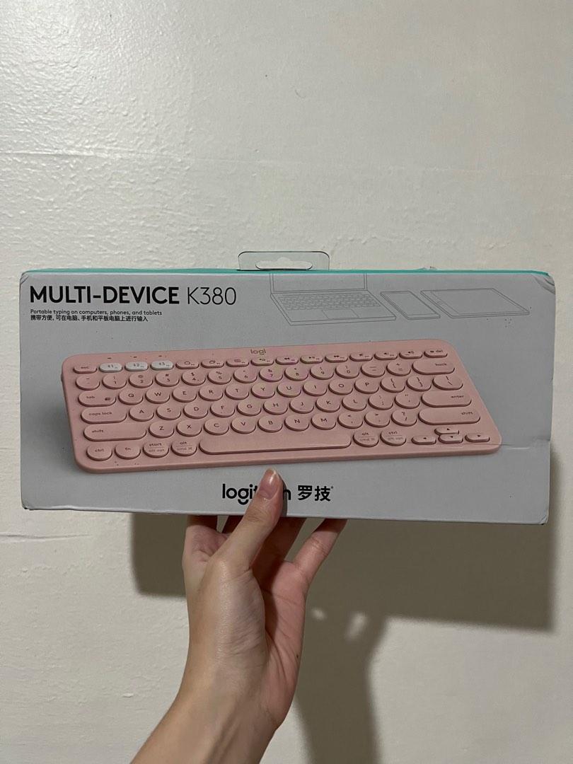 Logitech K380 Keyboard - Pink, Computers & Tech, Parts & Accessories ...