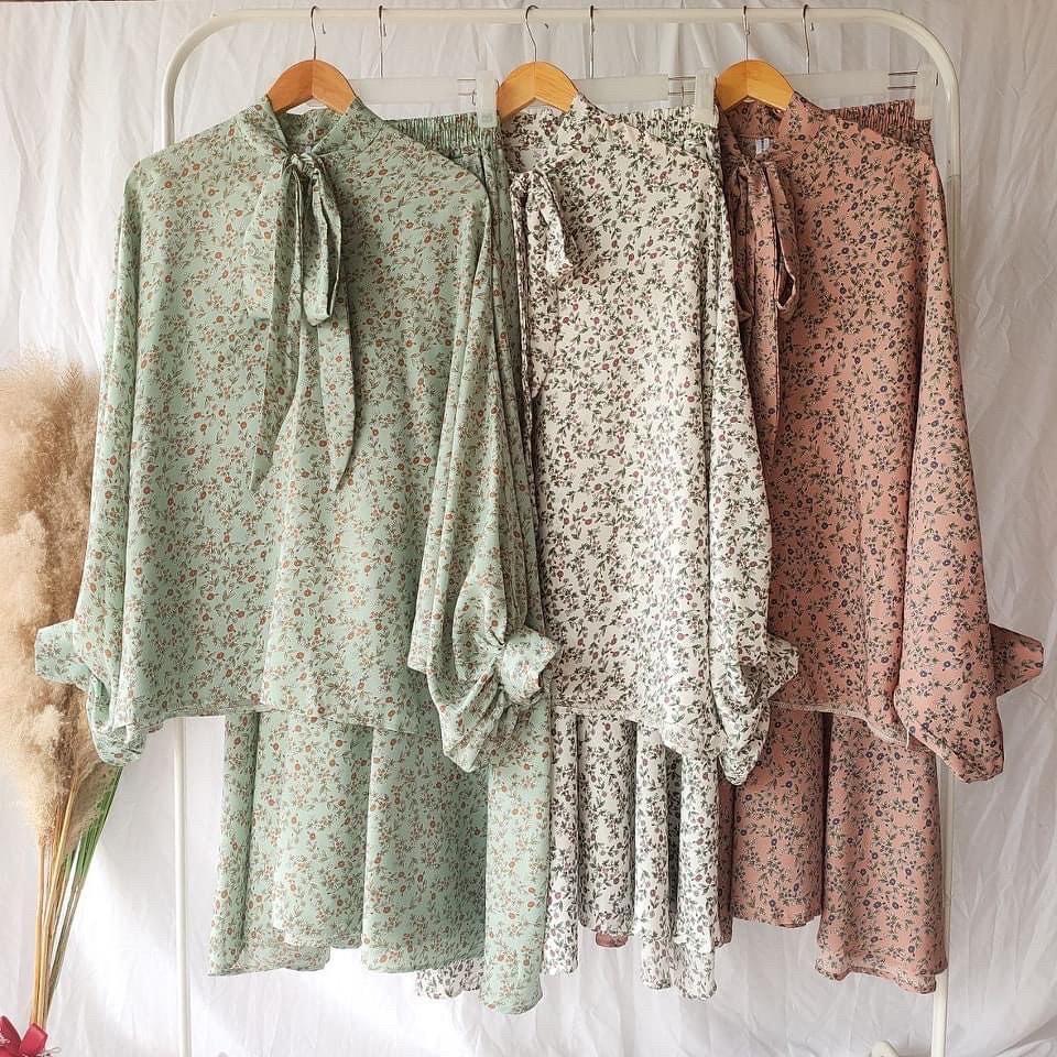 Loova Set (PO), Women's Fashion, Muslimah Fashion, Baju Kurung & sets ...