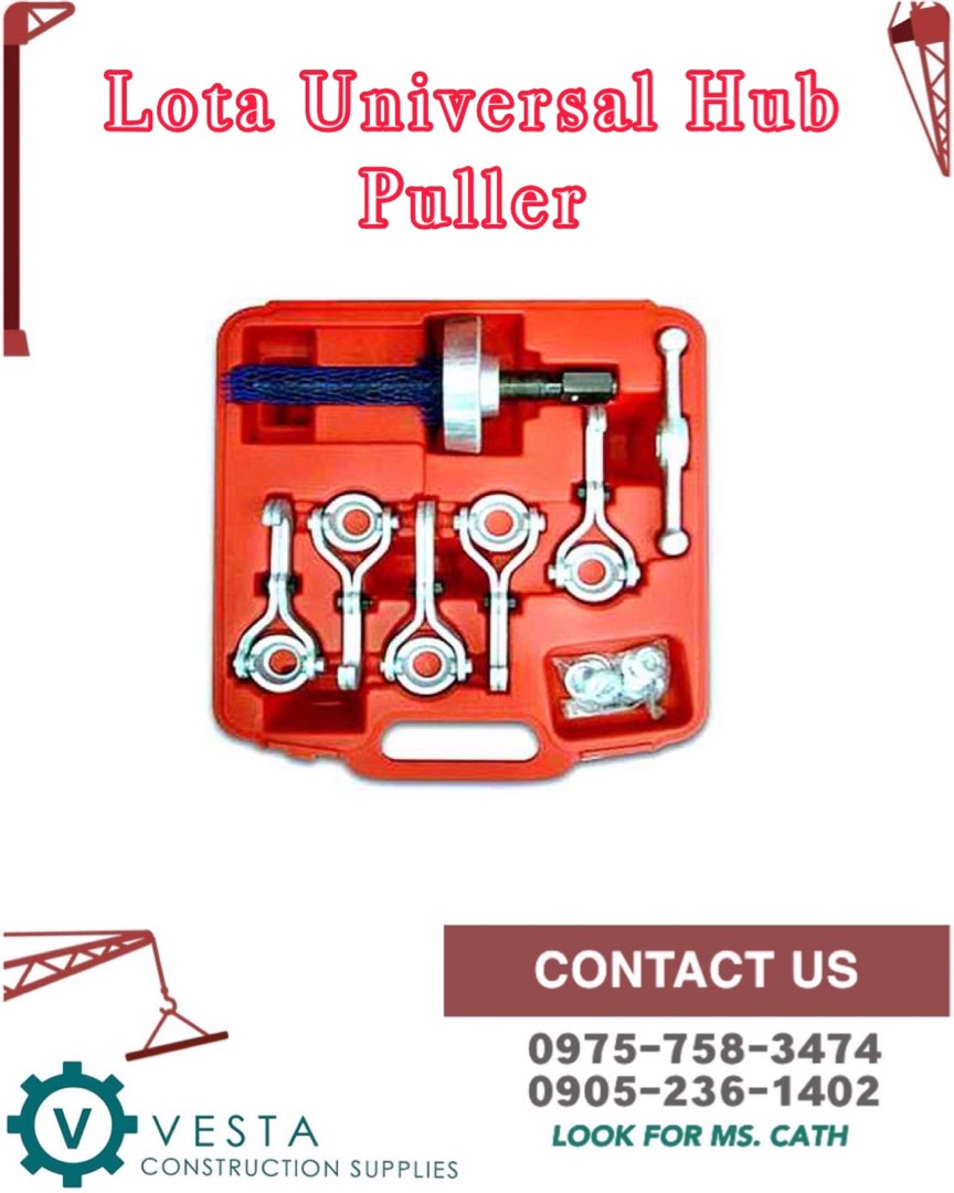 LOTA " UNIVERSAL HUB PULLERS, Commercial & Industrial, Construction ...