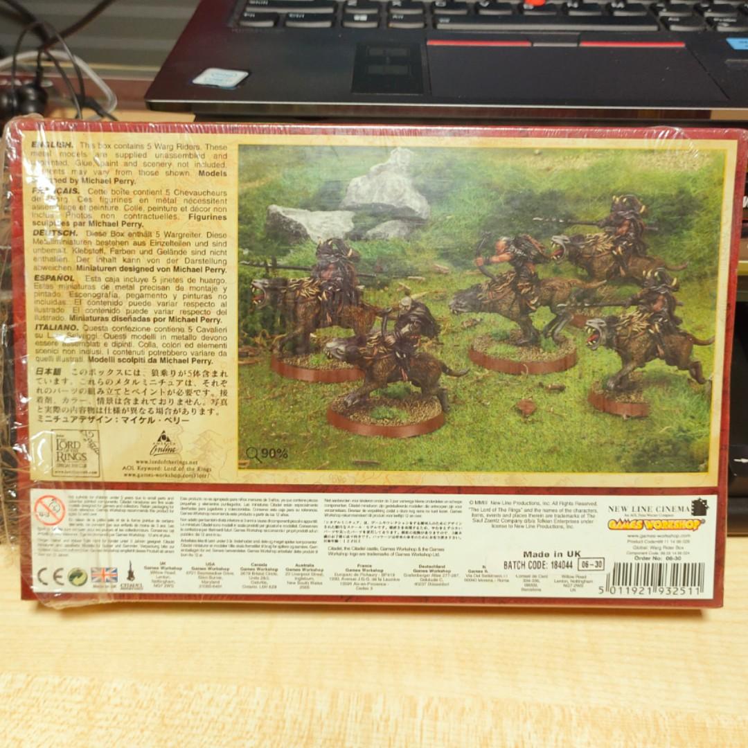LOTR Strategy Battle Game Warg Riders Metal NEW, Hobbies & Toys, Toys ...