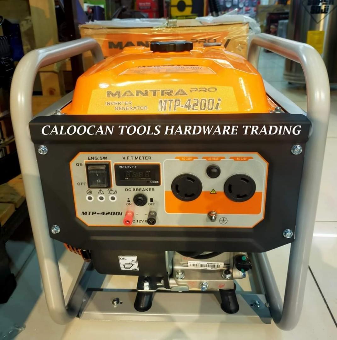 Mantra Pro Inverter Gasoline Generator 4kva ( MTP-4200i), Commercial ...