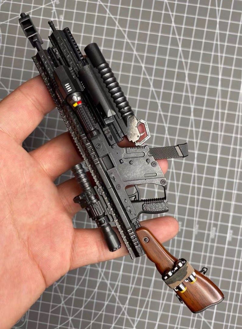 MARVEL DEADPOOL 2 HOT TOYS 1/6 SCALE MMS583 CABLE HEAVY MACHINE GUN ...