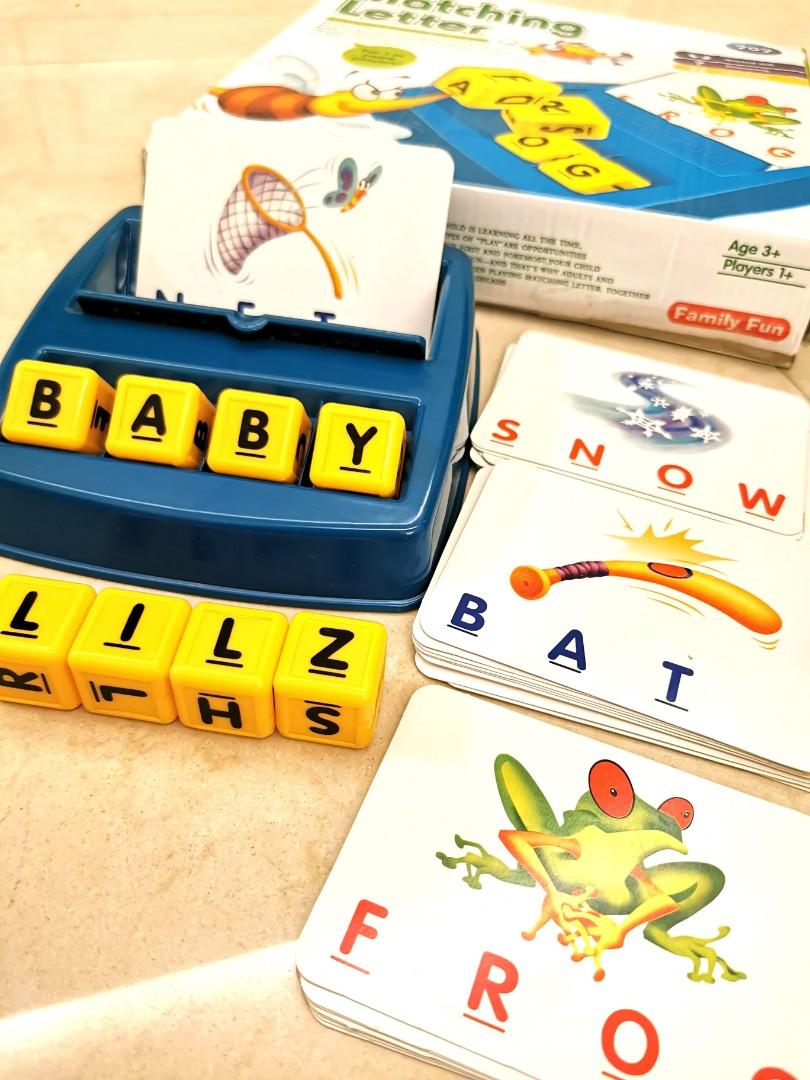 Matching Letter Game Learn spelling and word recognition, Hobbies ...
