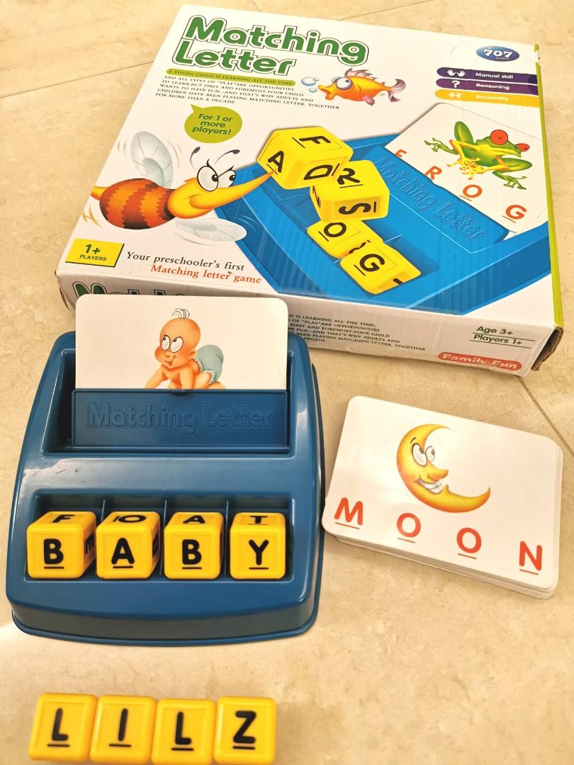 Matching Letter Game Learn spelling and word recognition, Hobbies ...