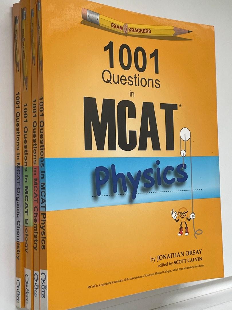 MCAT 1001 questions for Physics, Gchen, Ochem and Biology, Hobbies ...