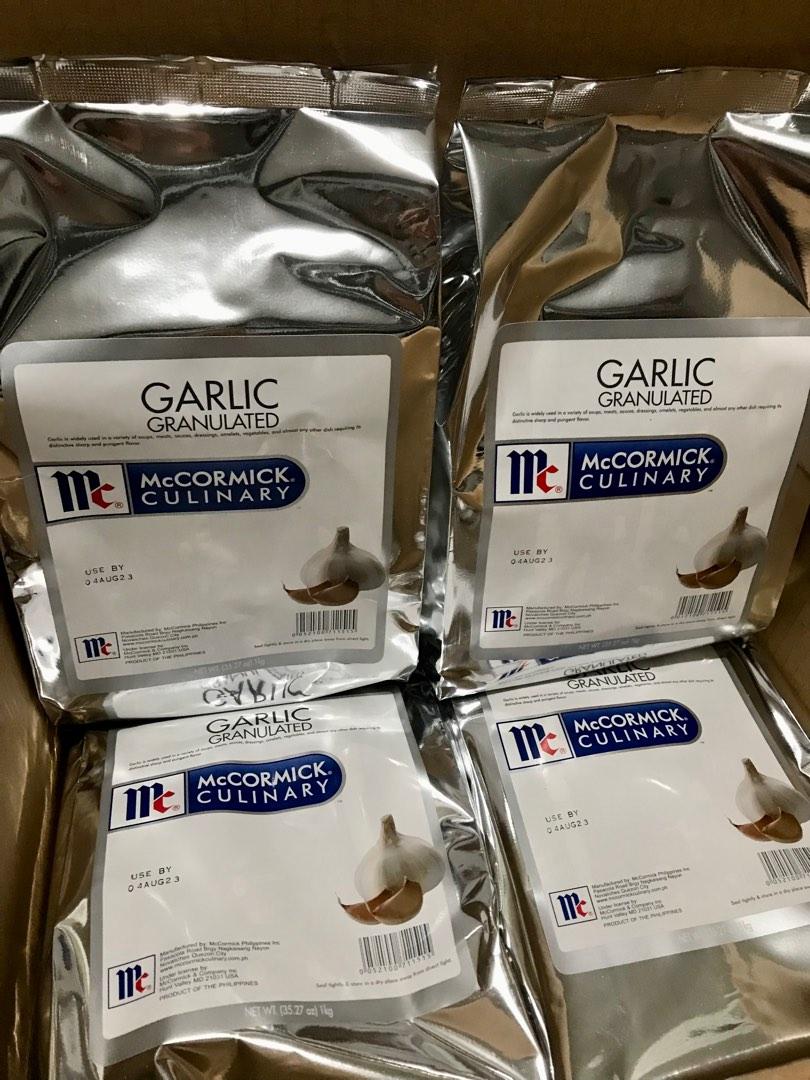 McCormick Granulated Garlic 1kg, Food & Drinks, Spice & Seasoning on ...