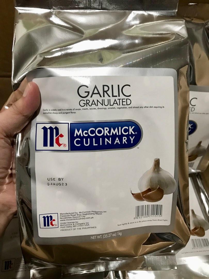 McCormick Granulated Garlic 1kg, Food & Drinks, Spice & Seasoning on ...
