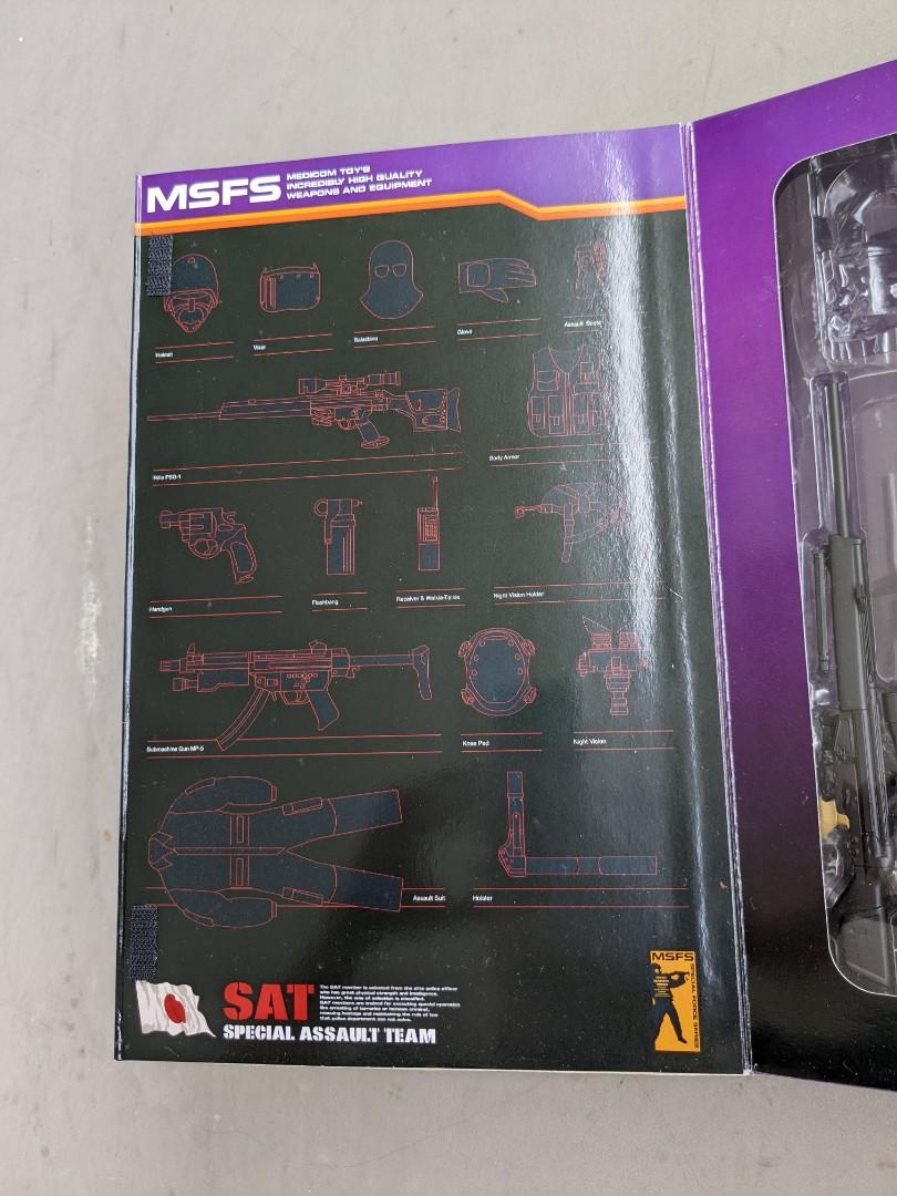 Medicom 1/6 Figure Japan SAT Special Assault Team, Hobbies & Toys, Toys & Games on Carousell