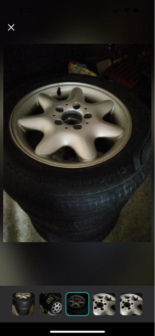 Mercedes 15 inch Rims, Car Accessories, Tyres & Rims on Carousell
