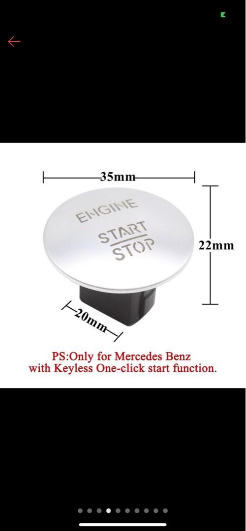 Mercedes Push Start Stop Button, Auto Accessories on Carousell