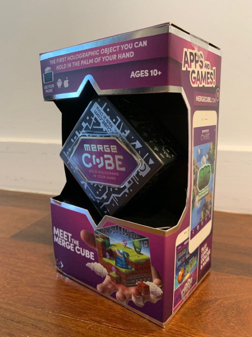 Merge Cube - AR/VR Holograms (Educational Toy), Hobbies & Toys, Toys ...