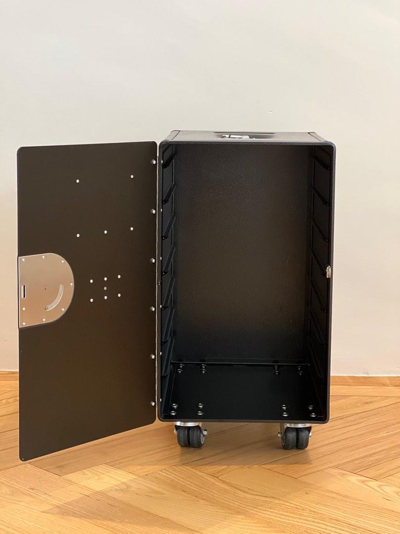 Metal Flight Trolley Storage box with wheels, Furniture & Home Living ...