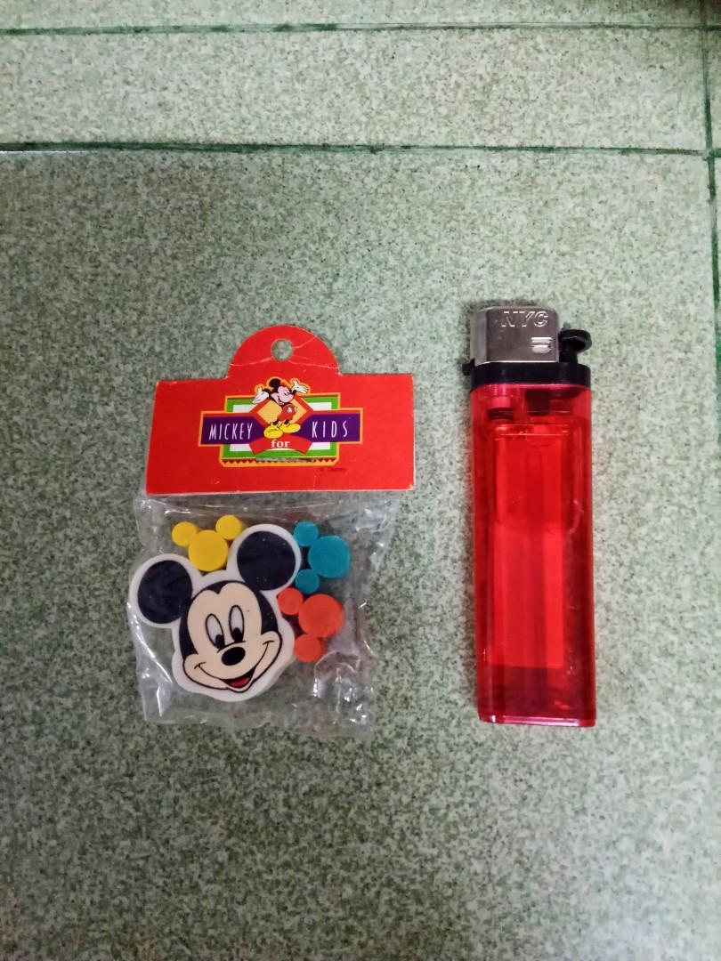 Vintage 90's Disney Mickey For Kids Mickey Mouse Erasers Set., Hobbies ...