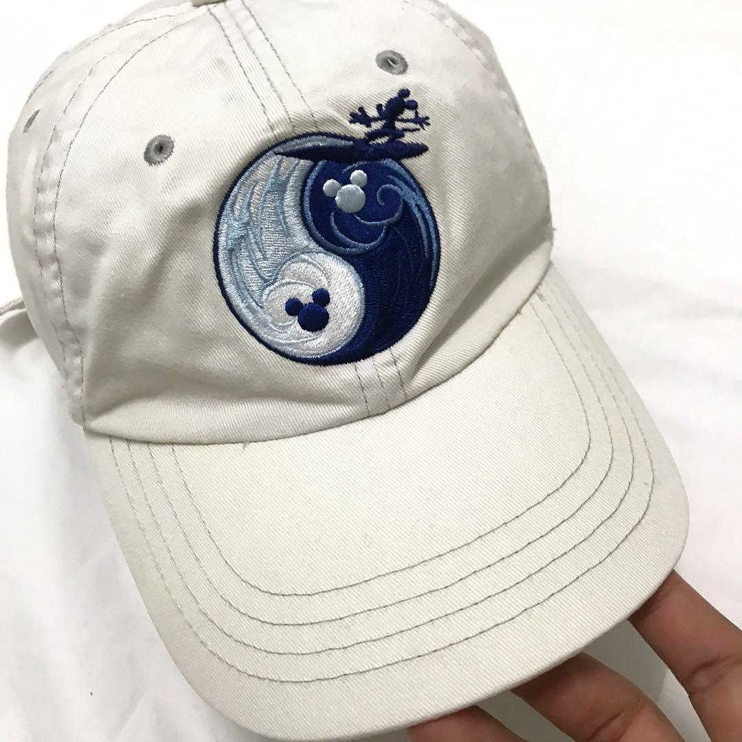 Mickey Mouse Ying and Yang Cap, Men's Fashion, Watches & Accessories ...