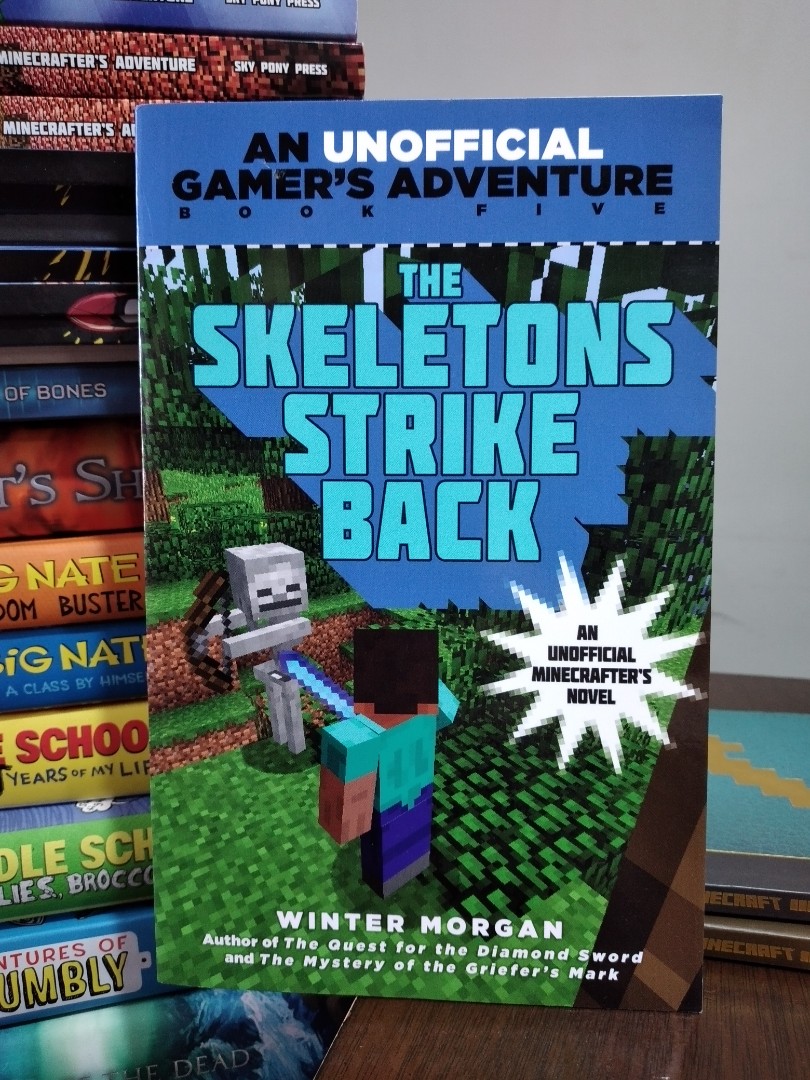 Minecraft Book - Skeleton Strikes Back, Hobbies & Toys, Books ...