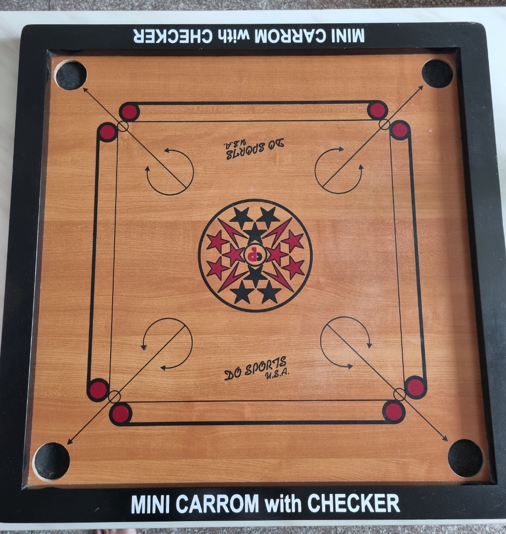 Mini carrom with seeds, Hobbies & Toys, Toys & Games on Carousell